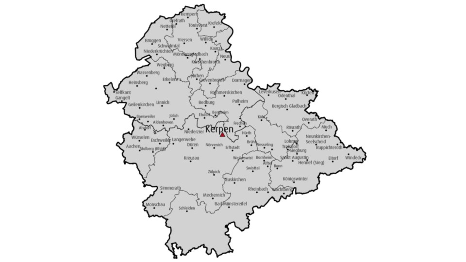 Kontaktübersicht – Vertragsgebiet Kerpen